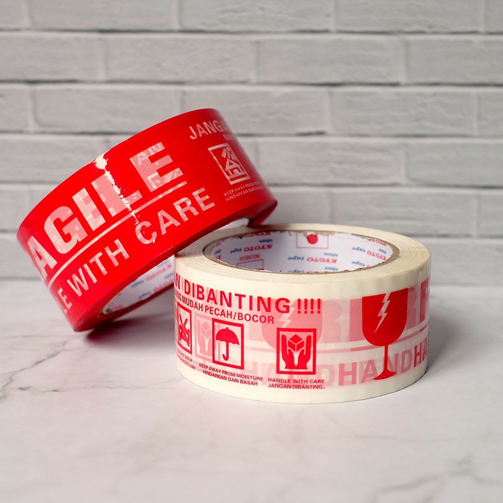 Lakban Isolasi Fragile Solusi Tepat untuk Pengemasan Barang